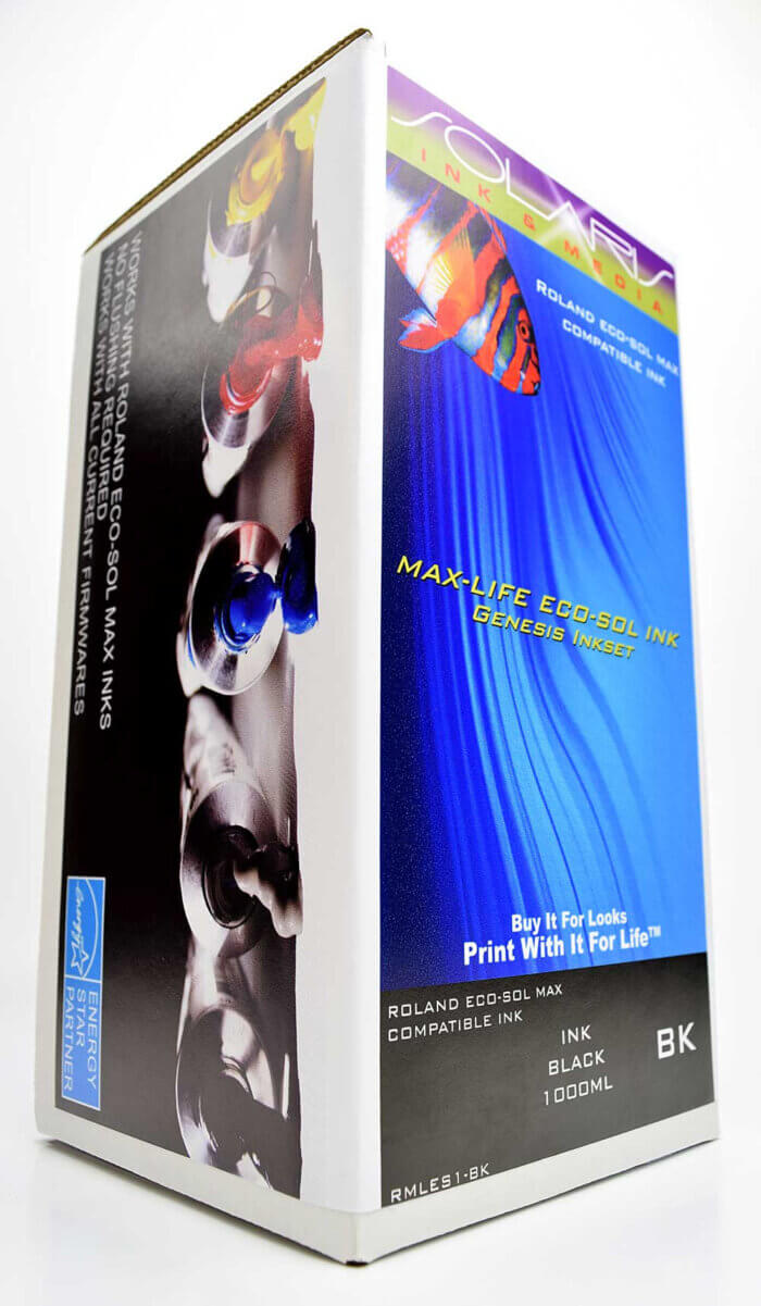 Roland Eco-Sol Max Ink Black 1 Liter - LiqueColor
